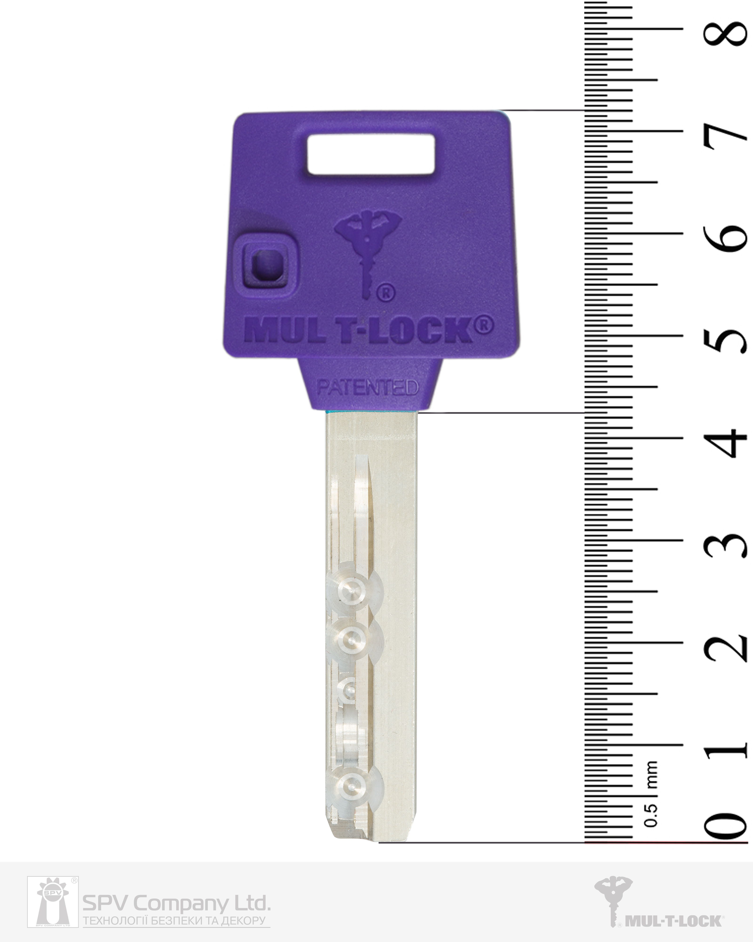 Комплект ключів MUL-T-LOCK MTL400 3KEY+CARD 2865 42,5мм HORIZONTAL NSi ...