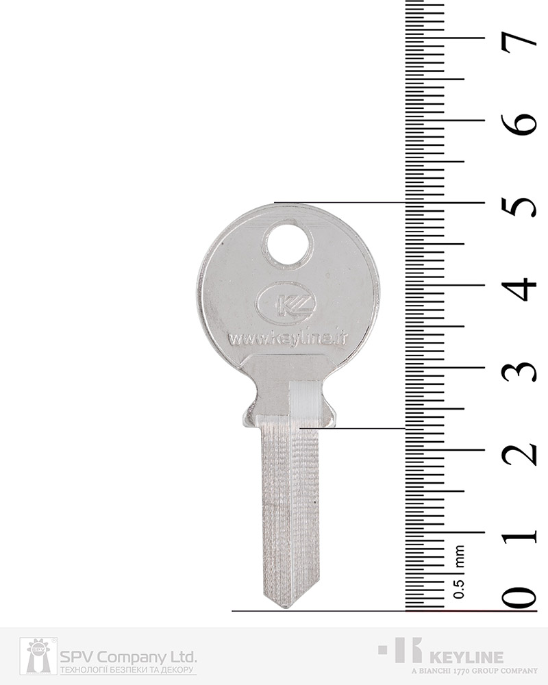 Ключ KEYLINE TRI-CIRCLE(RC) 1KEY TC3S 22.5мм VERTICAL BRA 22.5мм TRI-5I ...