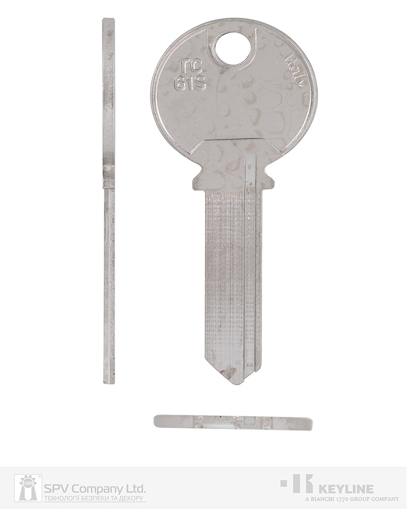Ключ KEYLINE TRI-CIRCLE(RC) 1KEY TC61S 30мм VERTICAL BRA 30мм TRI-11I ...