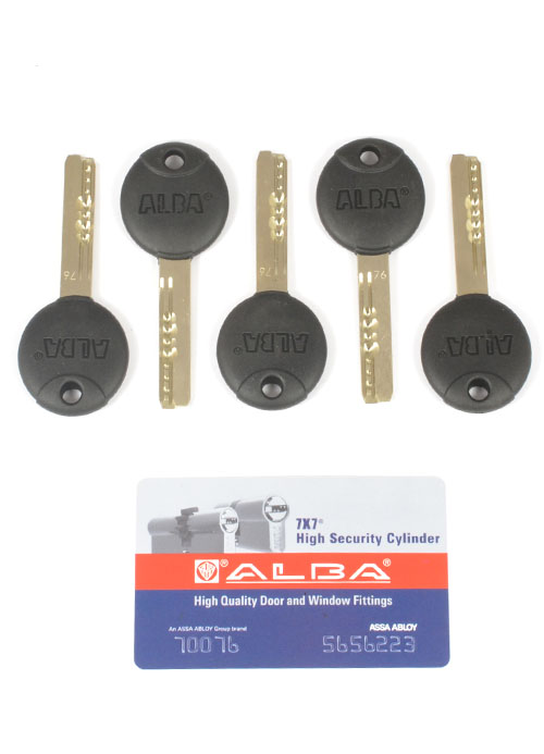 Комплект ключів MUL-T-LOCK ALBA 5KEY+CARD в інтернет-магазині LOCK.UA