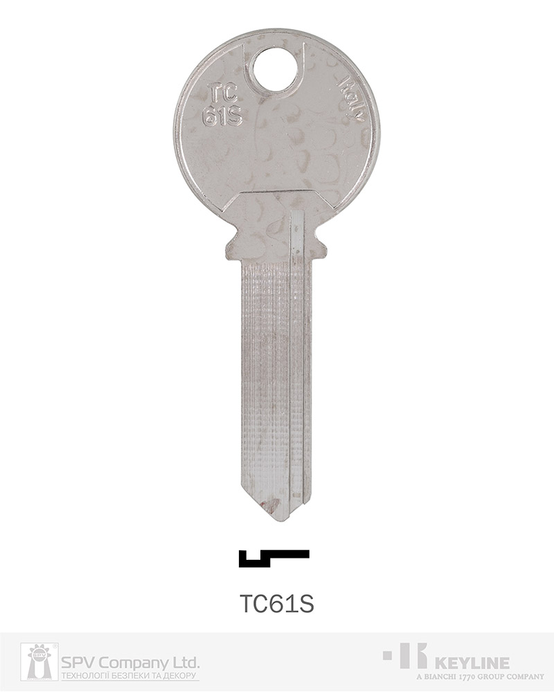 Ключ KEYLINE TRI-CIRCLE(RC) 1KEY TC61S 30мм VERTICAL BRA 30мм TRI-11I ...