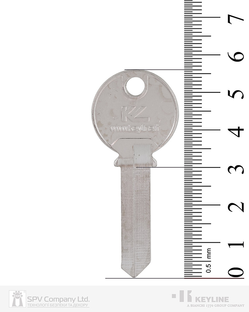 Ключ KEYLINE TRI-CIRCLE(RC) 1KEY TC61S 30мм VERTICAL BRA 30мм TRI-11I ...