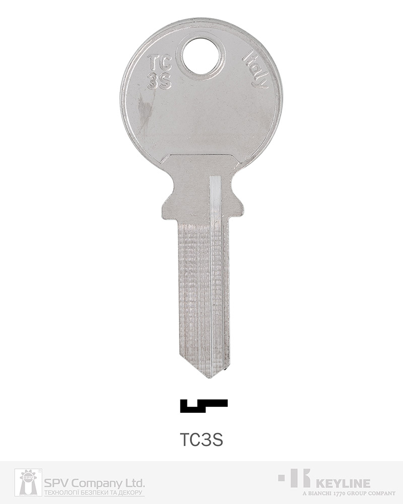 Ключ KEYLINE TRI-CIRCLE(RC) 1KEY TC3S 22.5мм VERTICAL BRA 22.5мм TRI-5I ...